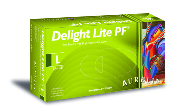 Clear Vinyl Gloves P/F Medium X 100 - Fullis Paperware Ltd